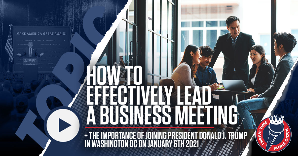 How to Effectively Lead a Business Meeting | Management Mastery